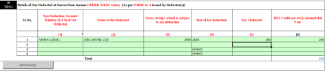How to fill TDS Columns in ITR Forms | Buyer's Credit & Supplier's Credit